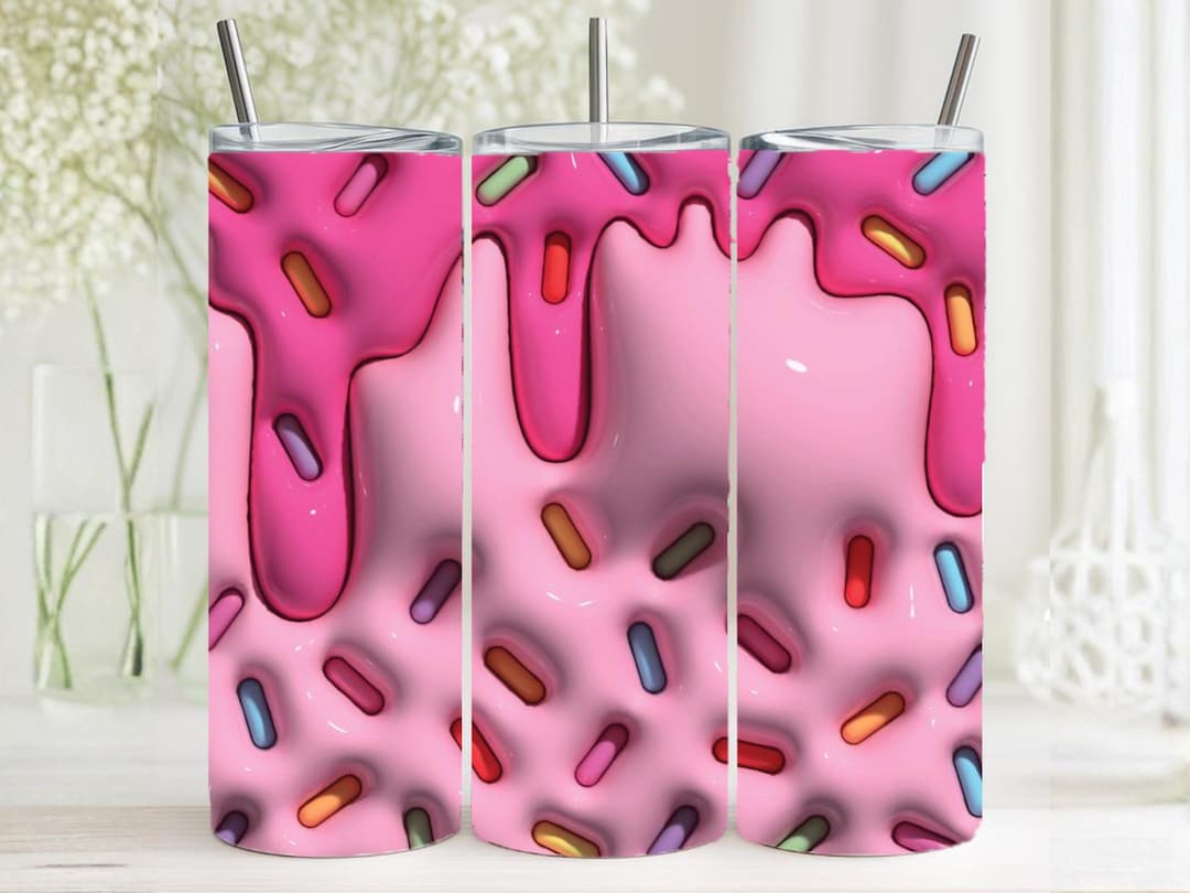 3D Inflated Valentine Tumbler Wrap, 3D Puffy Retro Christian 20oz ...