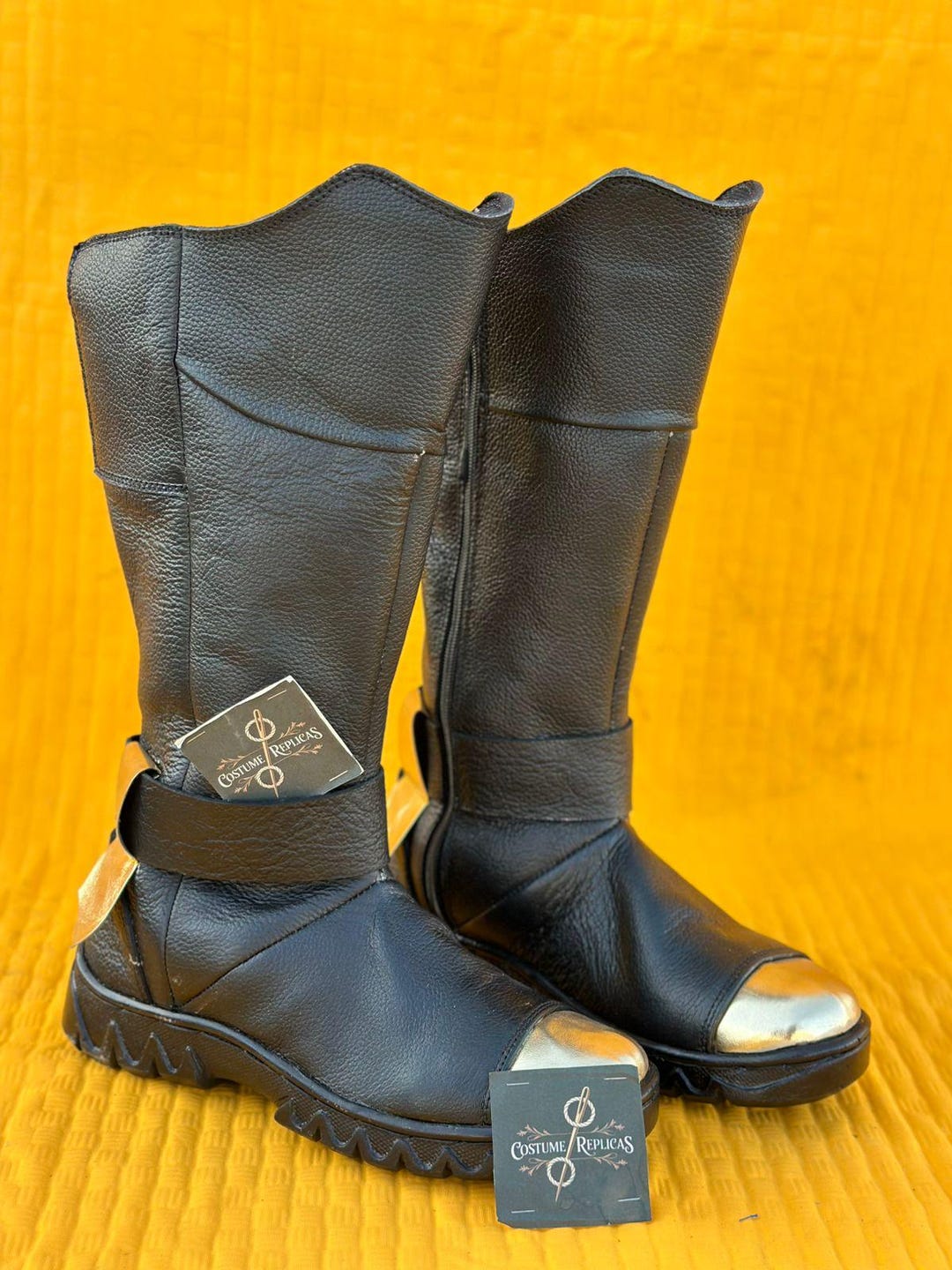 Handmade Leather Superhero Inspired Cosplay Boots | Custom Costume ...