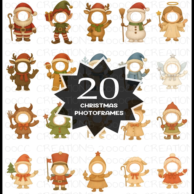 Elf Face Frames - Etsy