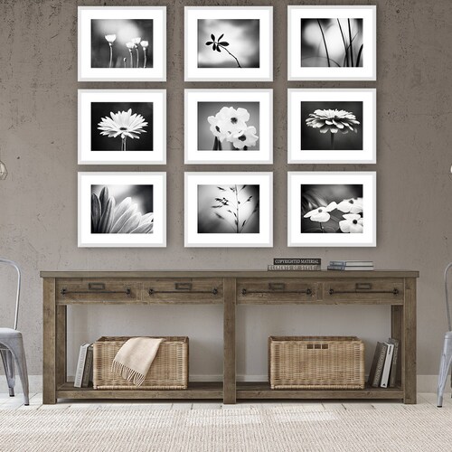 Black and White Photography Set Four Coastal Photographs 4 | Etsy