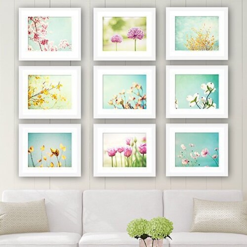 Gallery Wall Art Set of Prints 9 Nine Nature Photography Set | Etsy