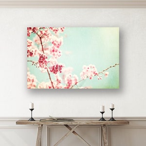 Shabby Chic Floral Canvas Print – Pastel Cottage Wall Art - Etsy