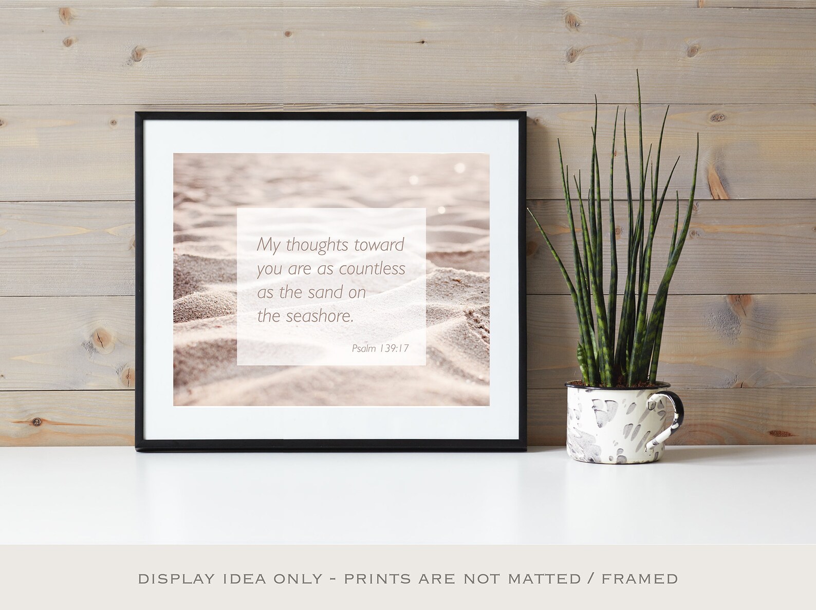 Beach Bible Verse Art Coastal Scripture Art Print Seashore - Etsy