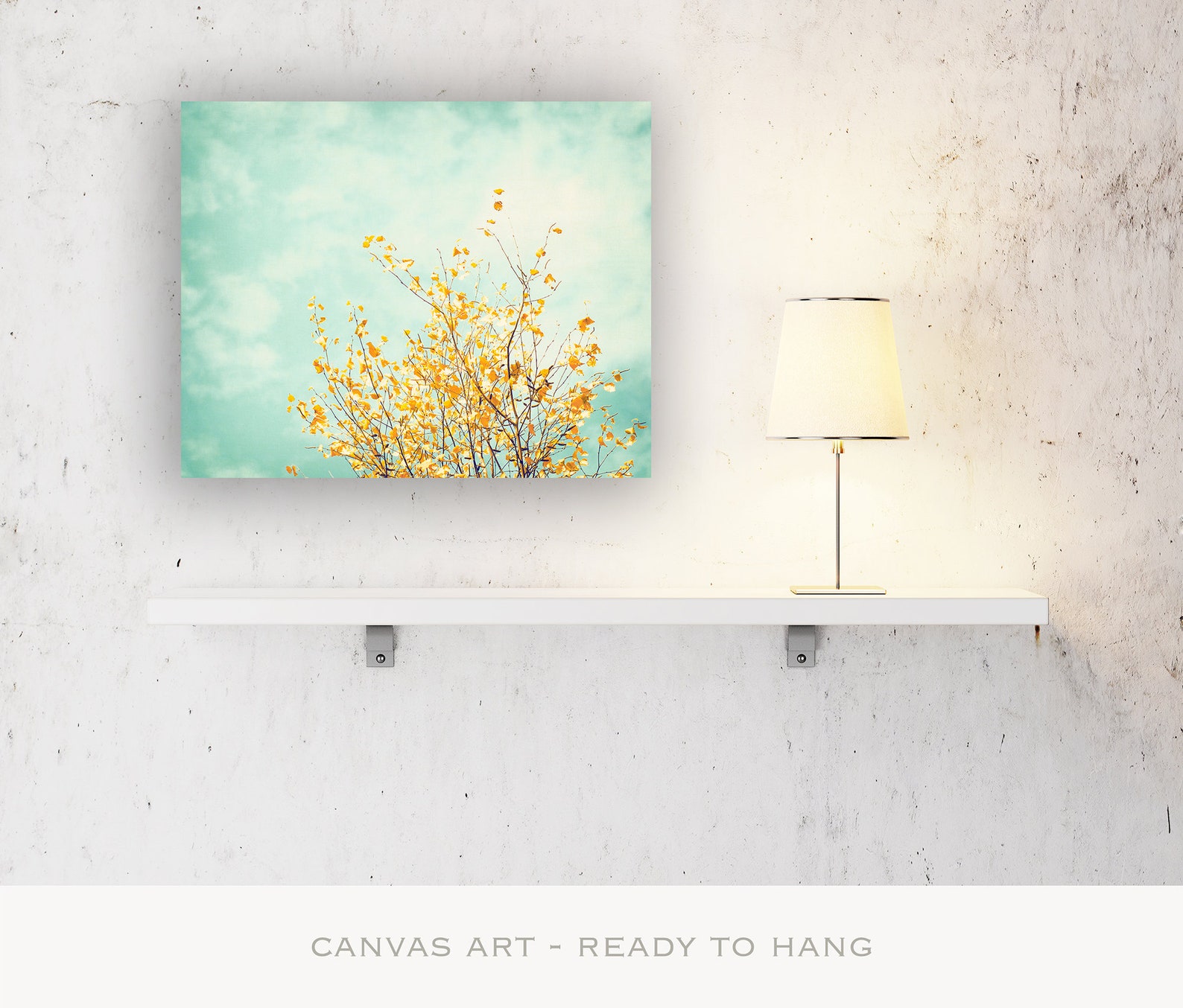 Large Canvas Tree Print Photography Nature Mint Nursery | Etsy