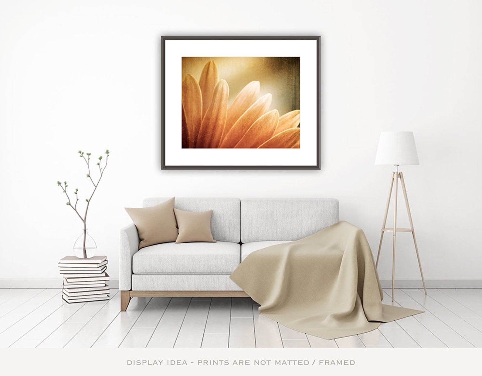 Burnt Orange Wall Art Modern Rustic Decor Rust Art Print - Etsy