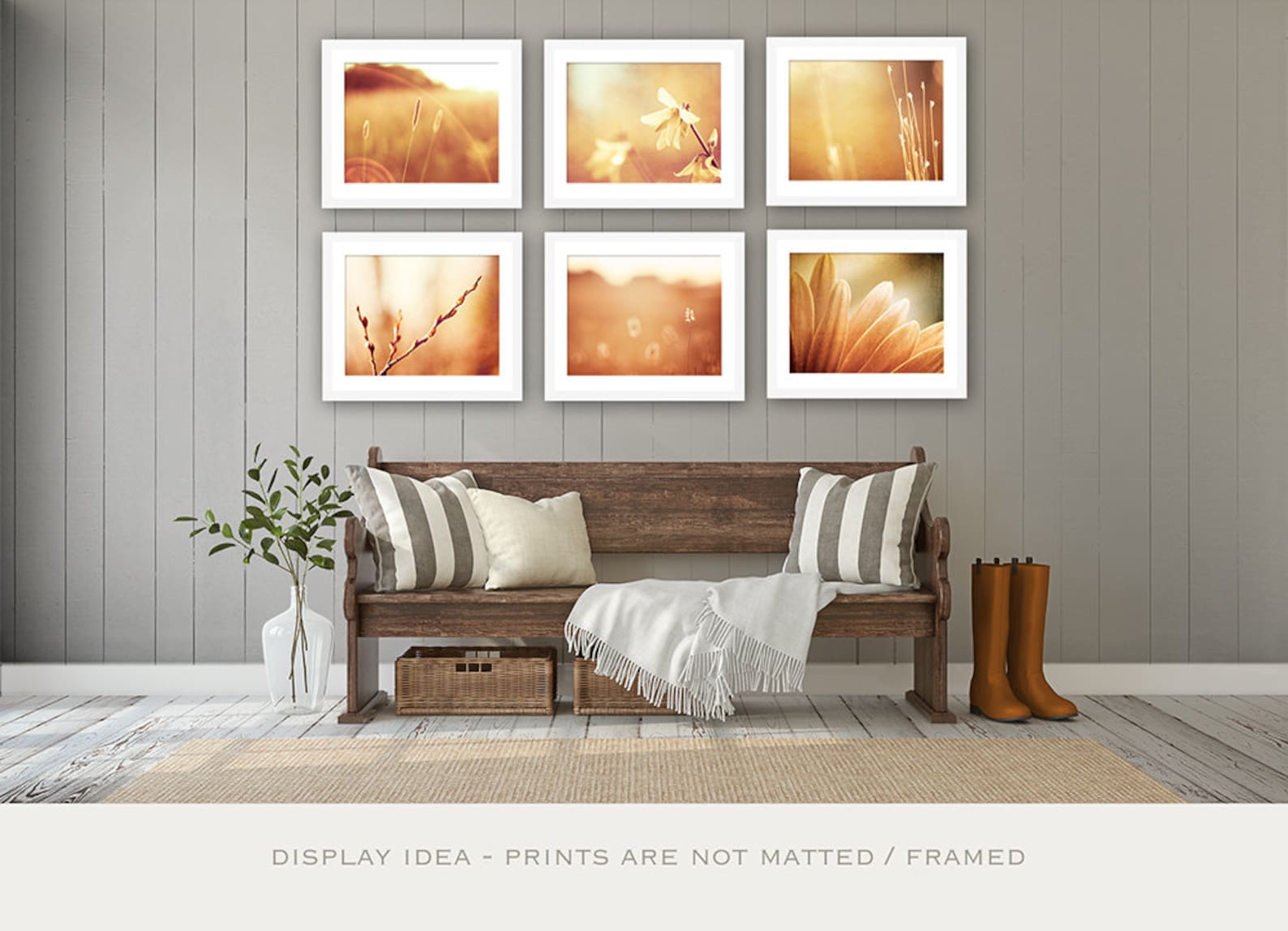 Gold Print Photo Set Six Photographs 11x14 8x10 5x7 Fall - Etsy