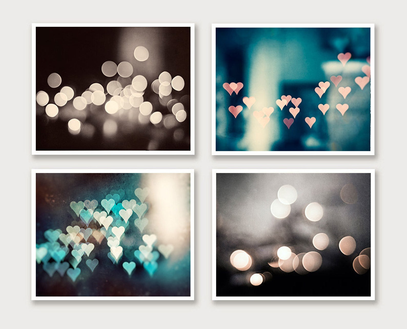 Sparkle Photography Set Bokeh Abstract Dark Brown Teal Aqua | Etsy