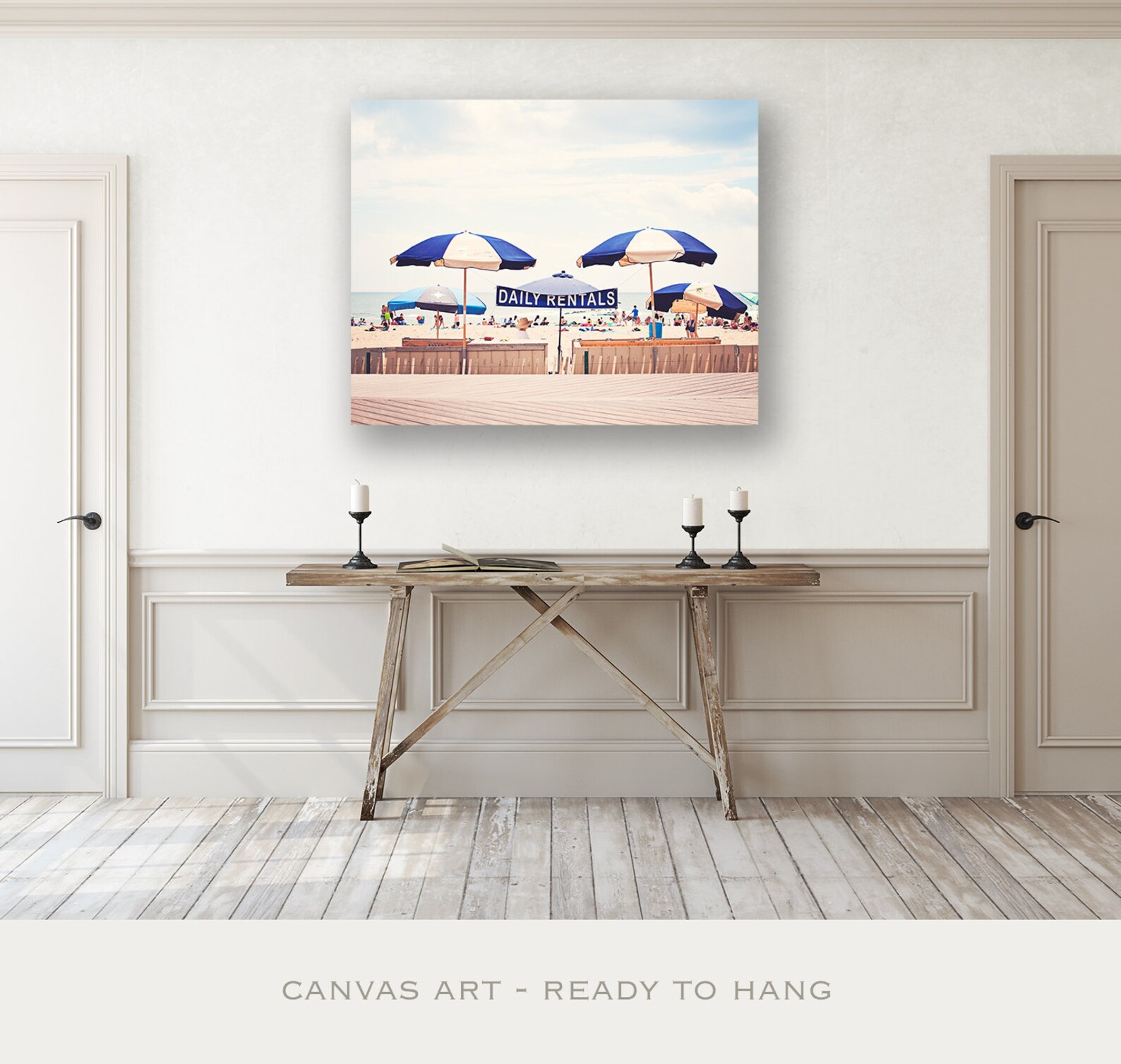 Large Beach Wall Art Canvas Coastal Prints Beach House - Etsy