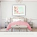 Mint Wall Art, Pink Flower Photography - Shabby Chic Wall Art, Girl ...