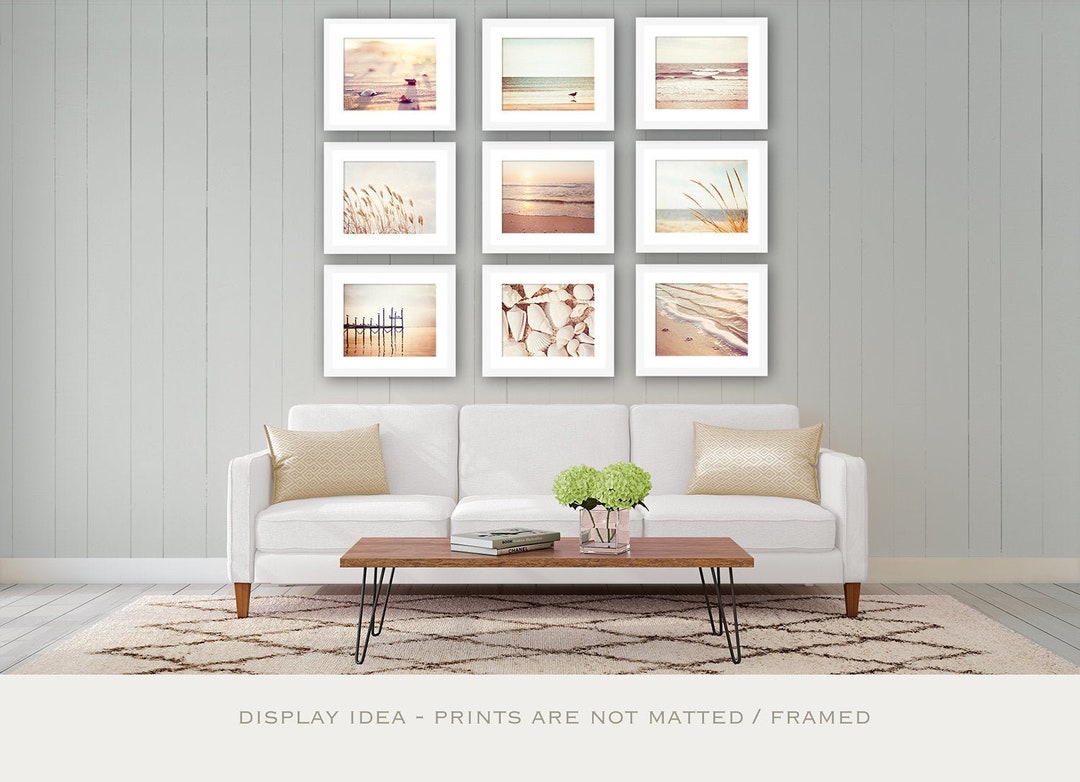 Beach Prints - Seaside Prints Coastal Gallery Wall Art Neutral Color ...