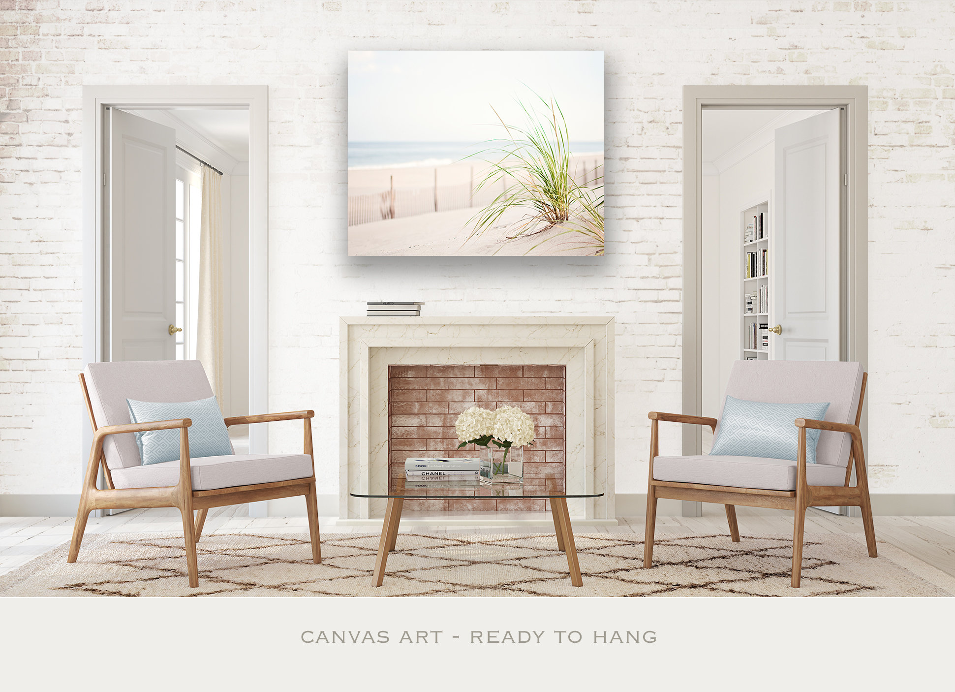 Coastal Farmhouse Decor Canvas Prints Beach Artwork Coastal - Etsy