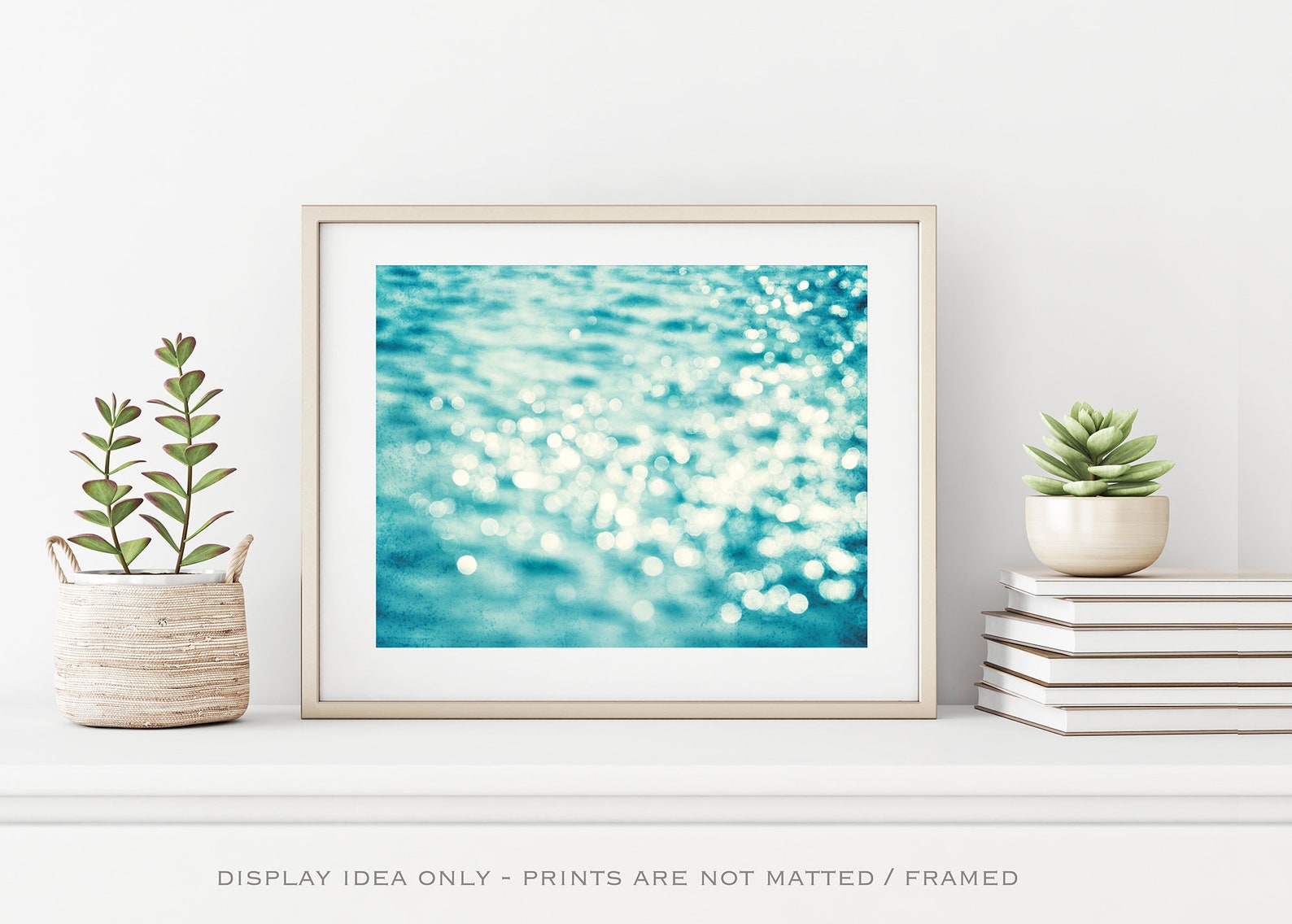 Abstract Photography Ocean Water Print Aqua Wall Art Blue | Etsy