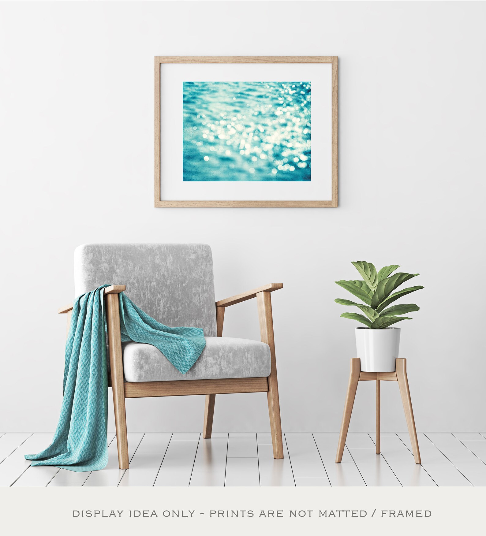 Abstract Photography Ocean Water Print Aqua Wall Art Blue | Etsy