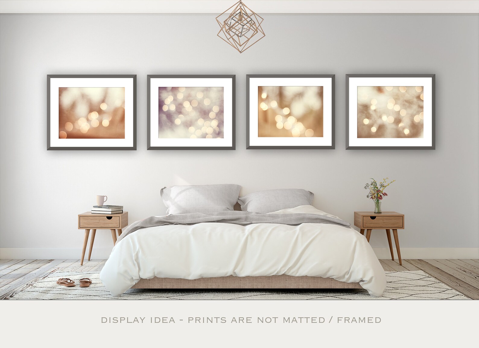 Gallery Wall Art Set of Four Prints Abstract Art Set 4 Piece - Etsy