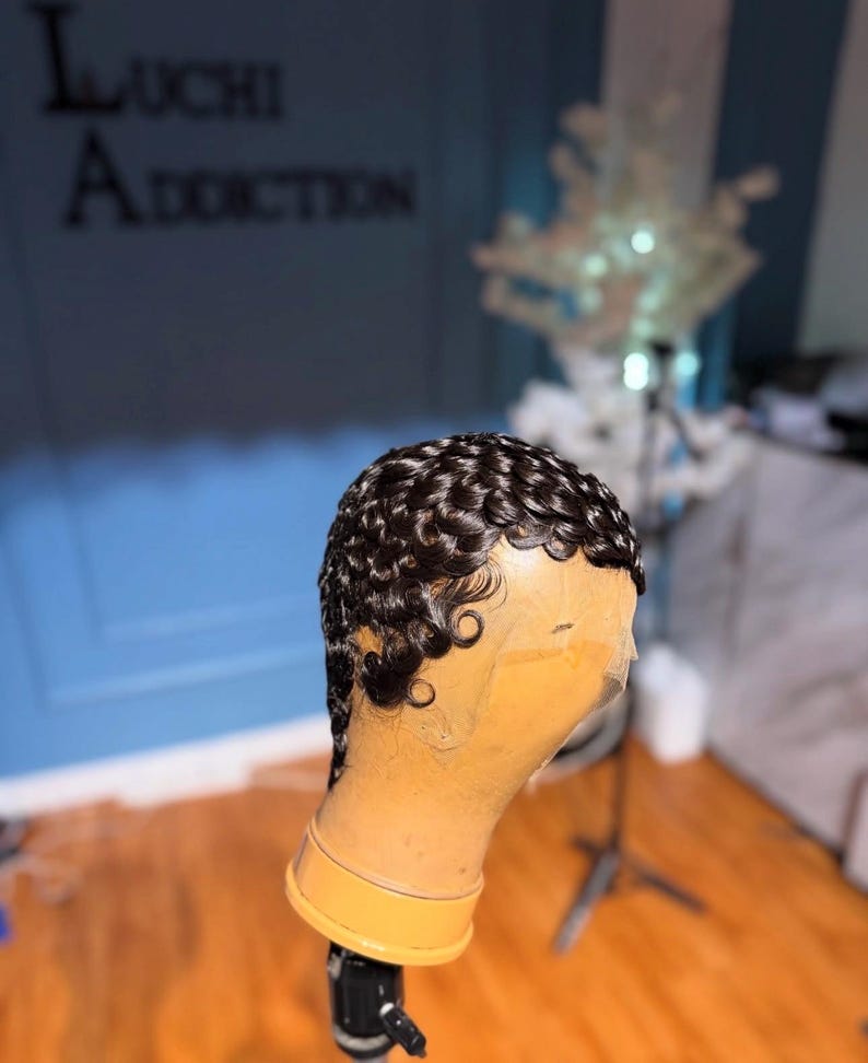 13×4 HD Lace Pixie Cut Wig – Raw Human Hair, Glueless Ready-to-wear. - Etsy