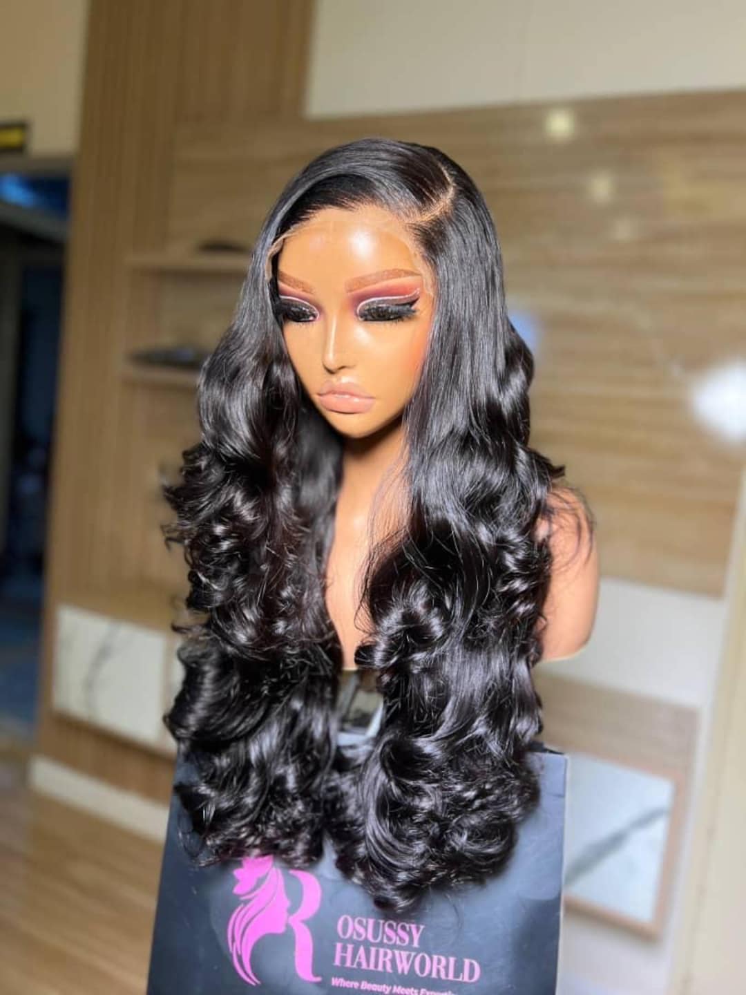 22” Layered Gucci Bounce Wig | 5x5 HD Closure | 400g Super Full Luxury ...