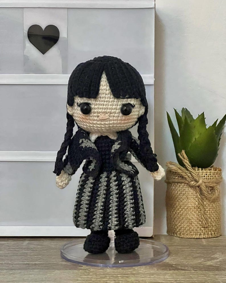 Wednesday Addams Plush - Etsy