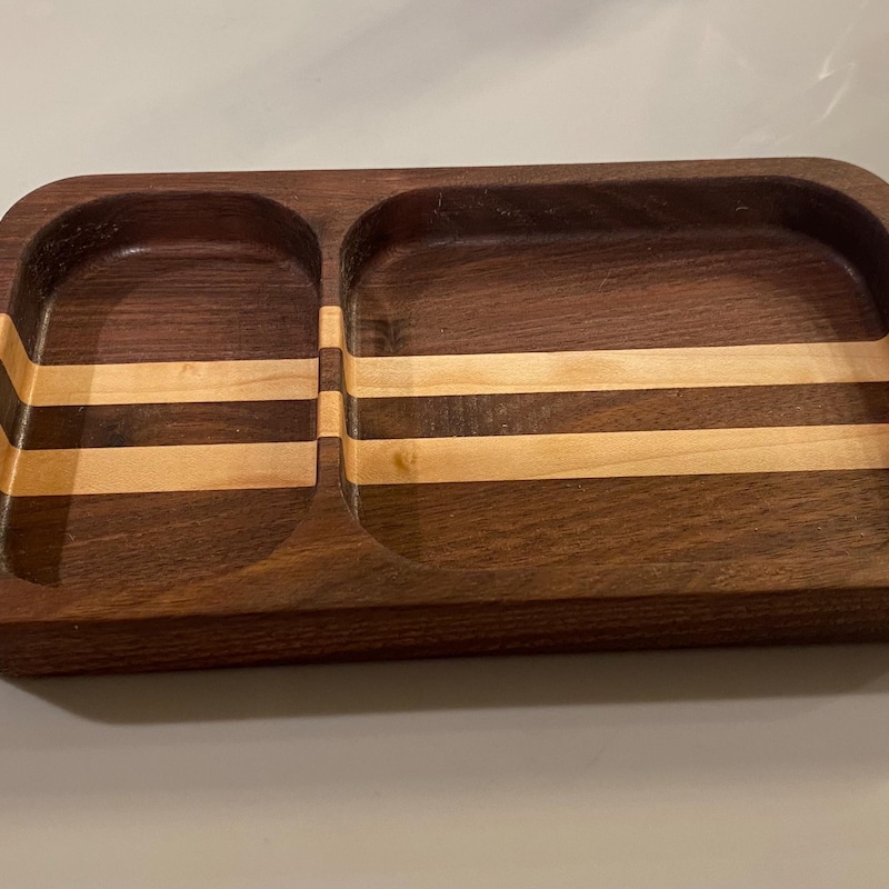 Cherry Walnut Desk Tray - Etsy