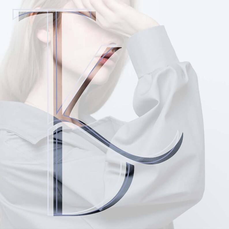 Elegant Type Based Branding Design - Etsy