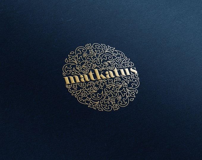 Circular Ornate and Intricate Logo Design. Filigree Design - Etsy