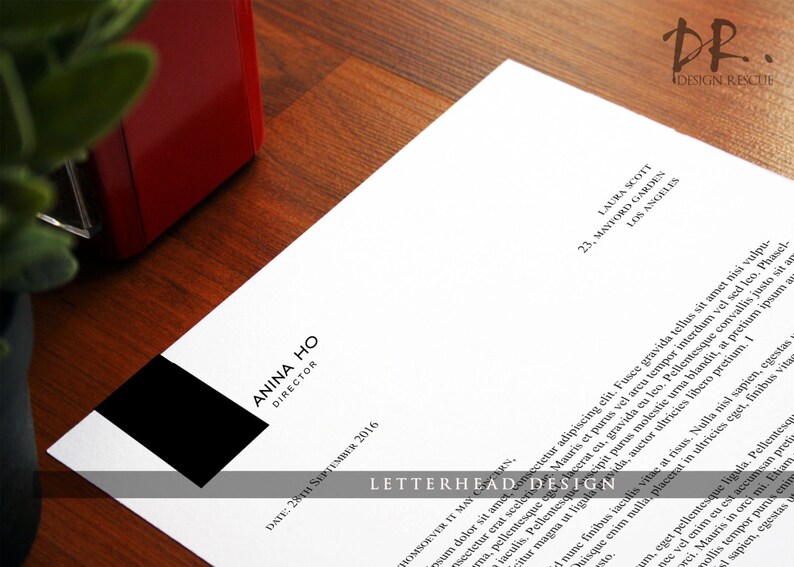 Business Stationary Letterhead Design Business Cards - Etsy