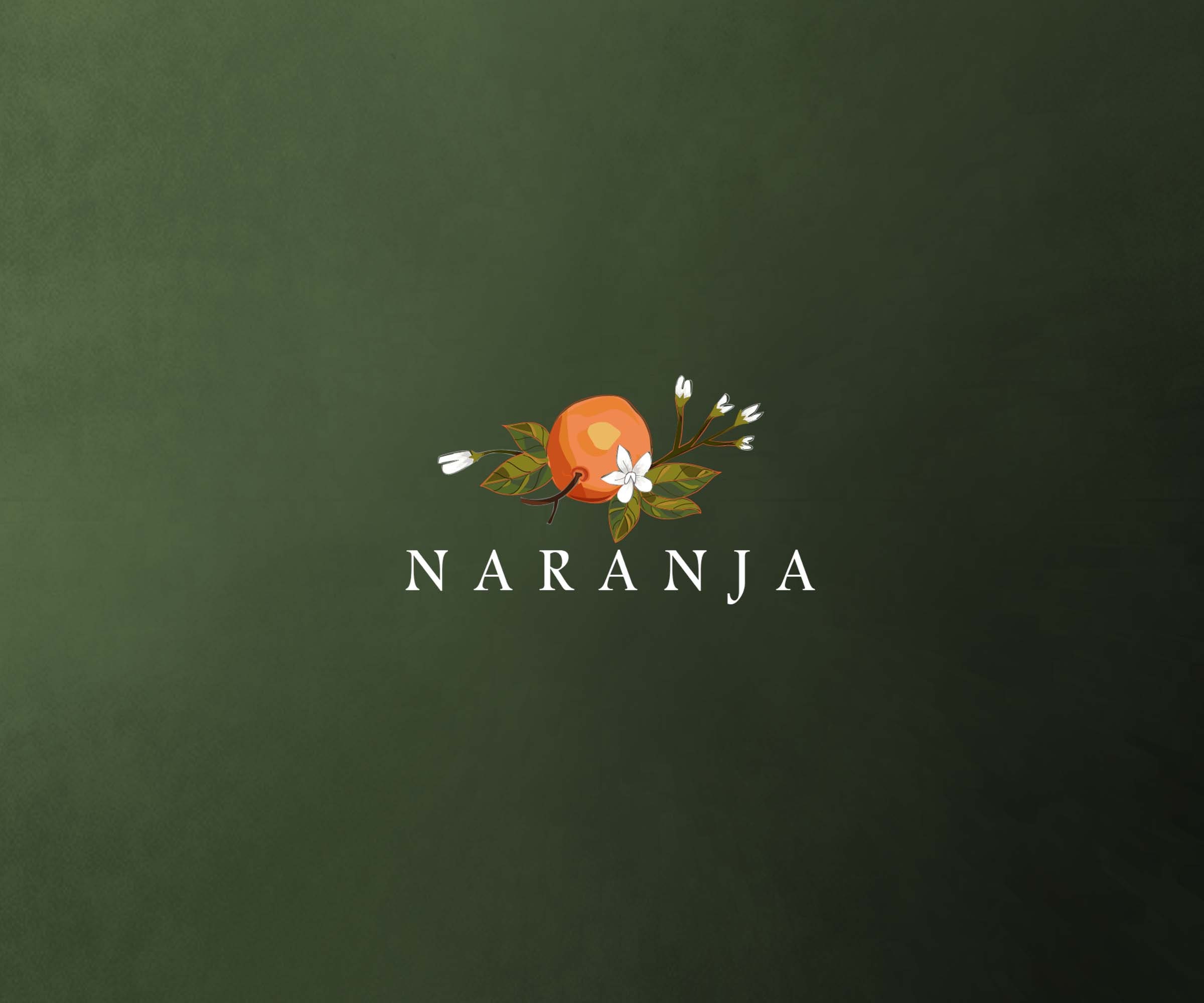 Orange Blossom Logo Small Foliage Logo Custom Logo Design | Etsy