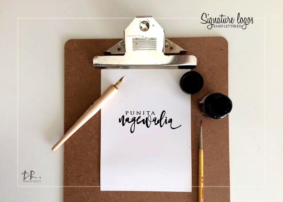 Handwritten Signature Logos | Custom Logo Design | Personalized Logo ...