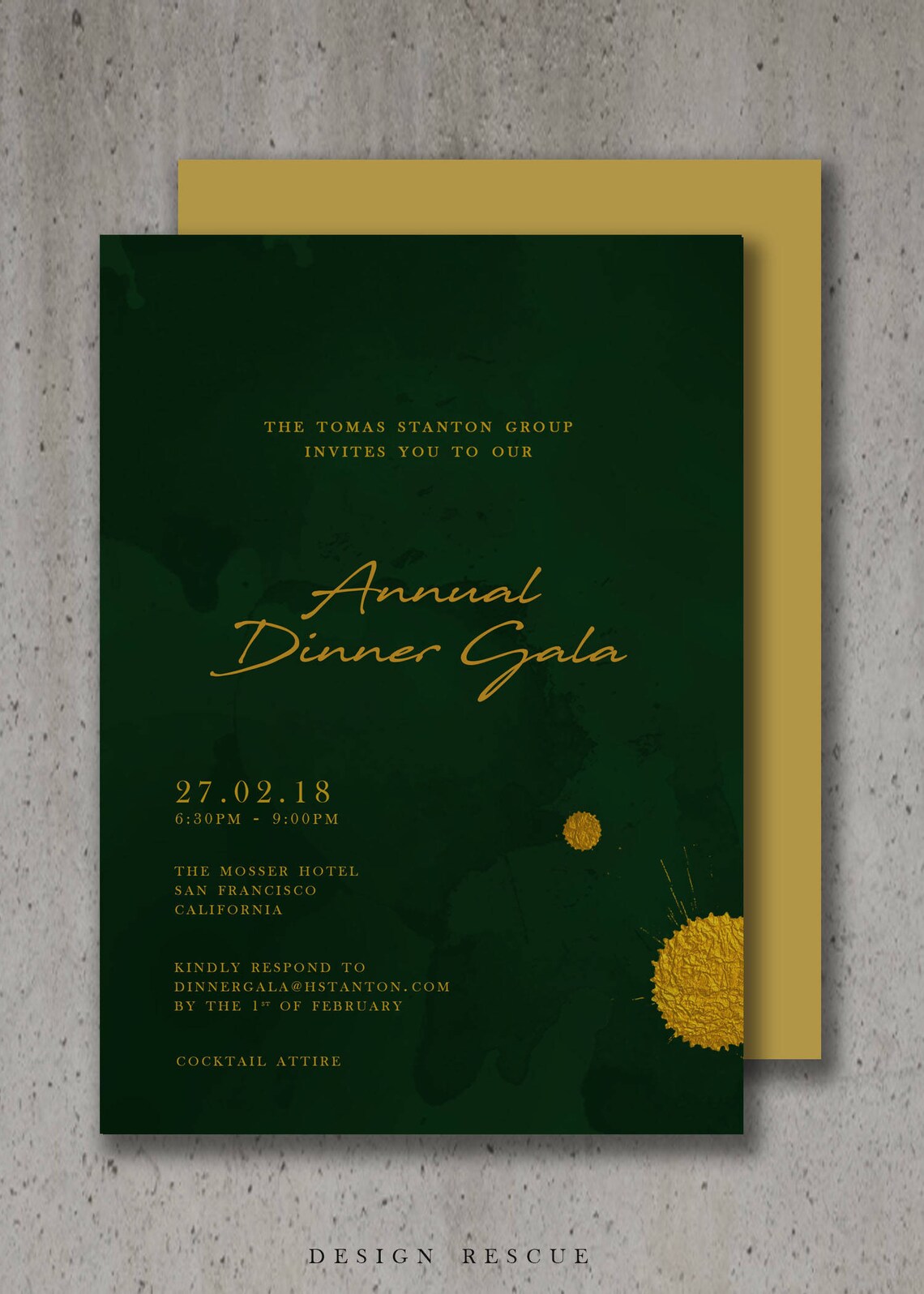 Corporate Invitation Design | Event Invitation Design | Customization ...