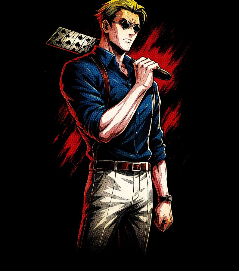 130+ Exclusive Halftone Anime Design Bundle PNG for DTF DTG Printing ...