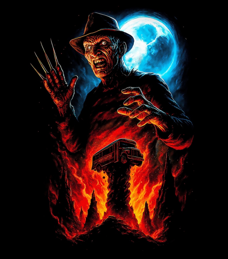 140+ Halftone Horror Designs Bundle for DTF DTG Halftone Halloween T ...