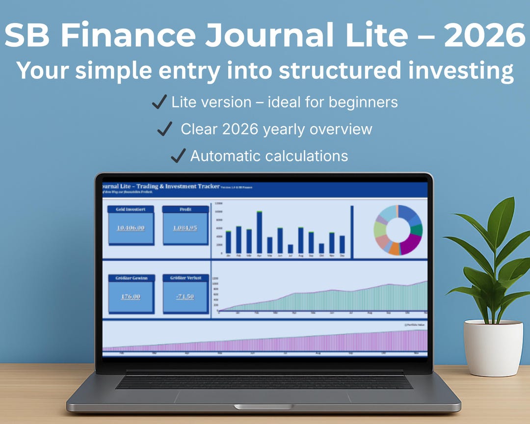 SB Finance Journal Lite 2026 Edition | Simple Investment & Trading ...