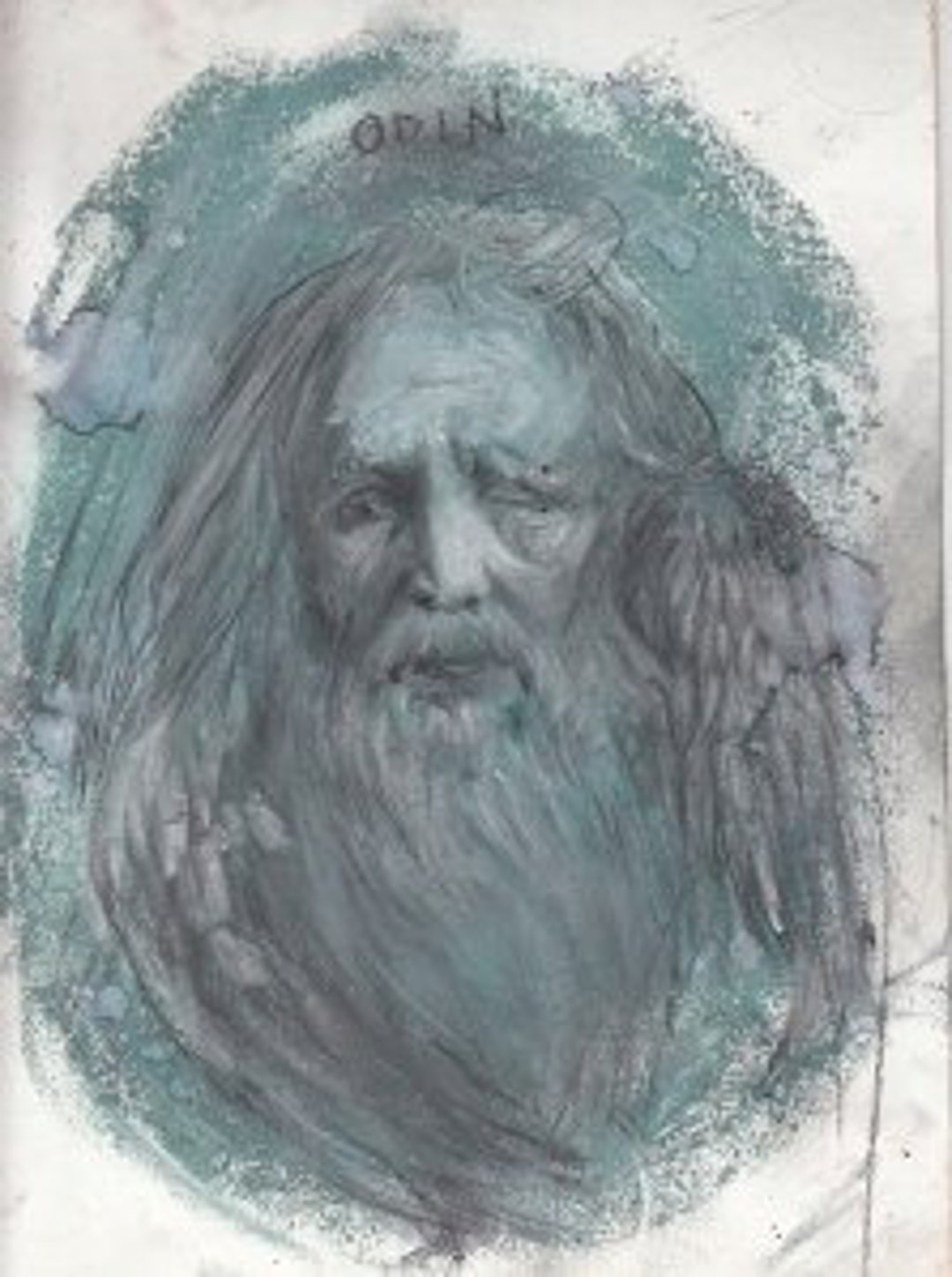 Odin Prayer Card - Etsy