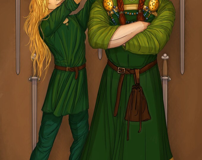 Loki and Thor Thrymskivida Prayer Card - Etsy