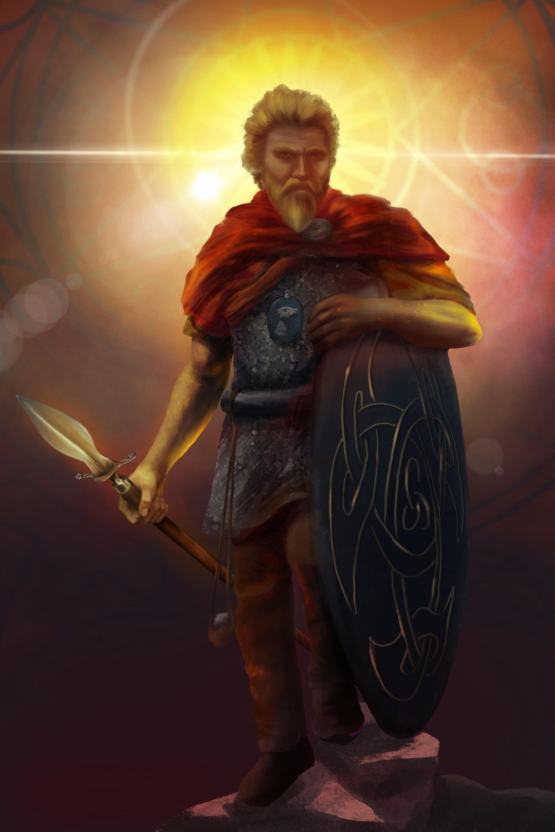 Lugh Prayer Card - Etsy