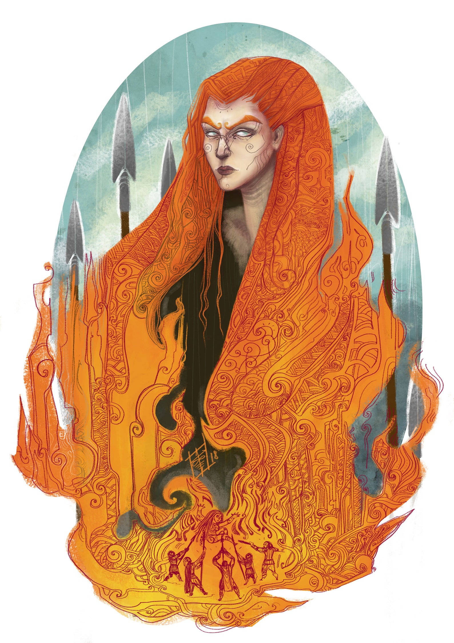 Gullveig Prayer Card - Etsy