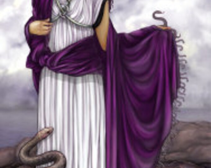 Athena Prayer Card - Etsy