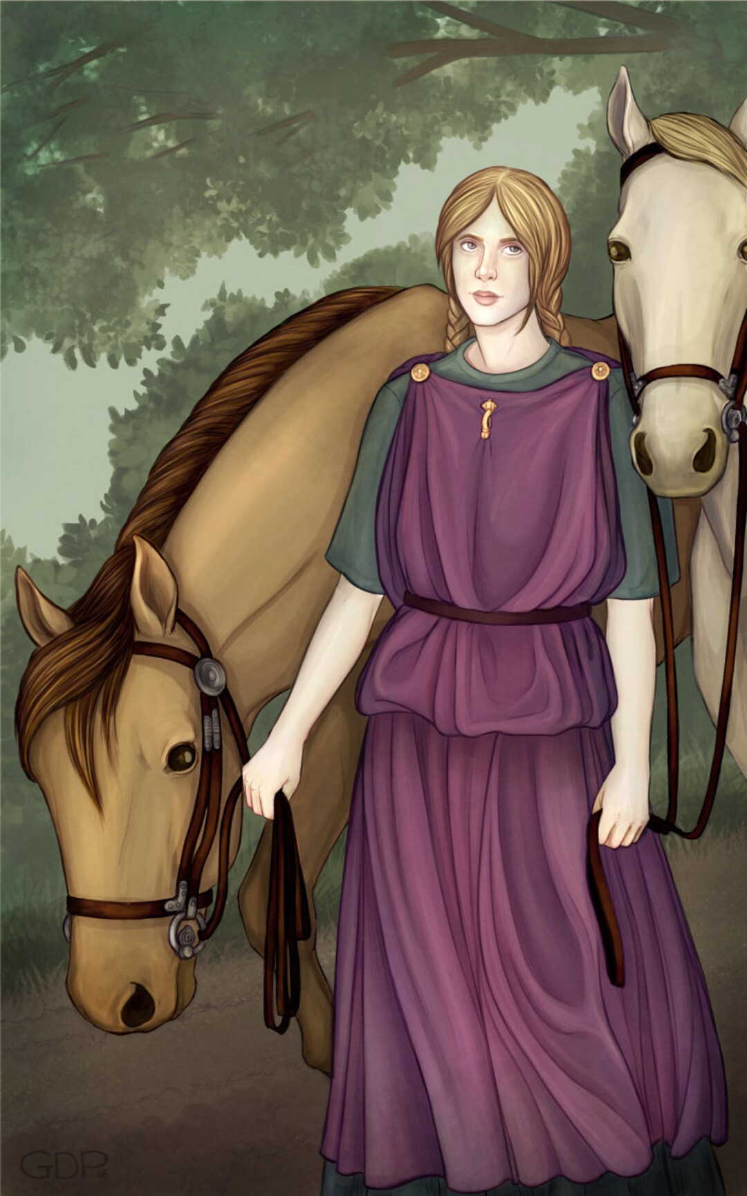 Epona Prayer Card - Etsy
