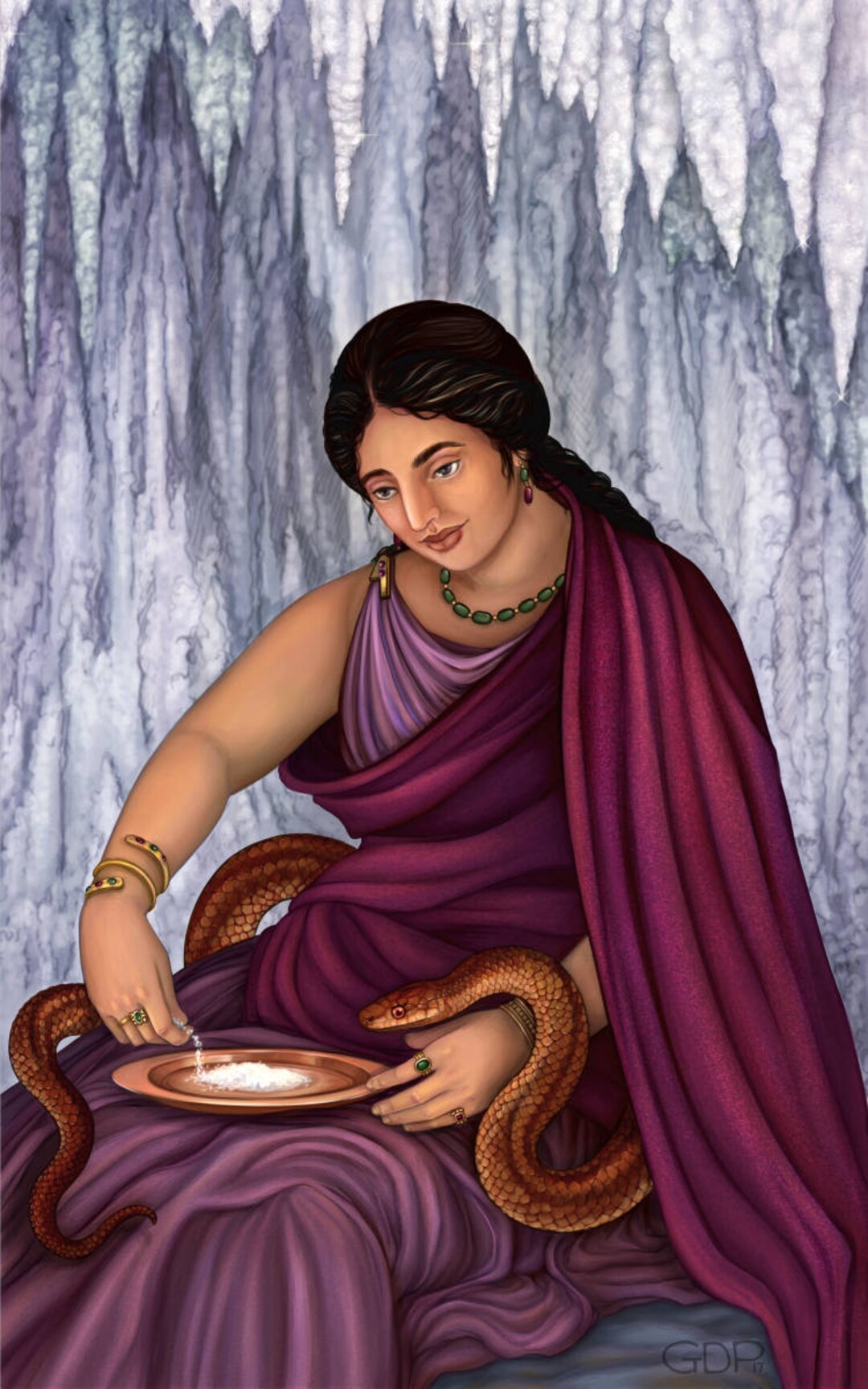 Roman Healing Triad Prayer Card Set (asklepios, Hygeia, Salus) - Etsy