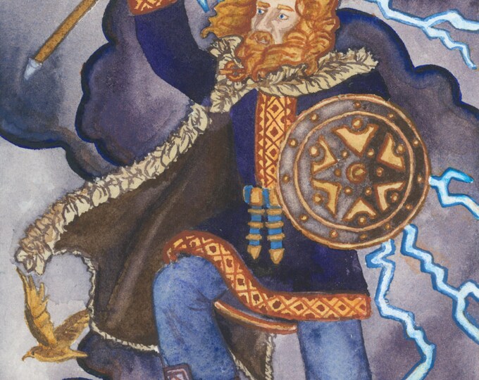 Perun Prayer Card - Etsy