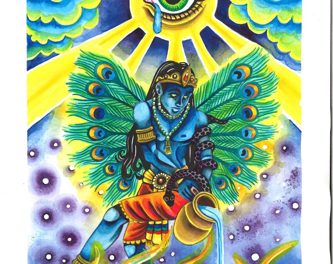 Melek Taus Prayer Card - Etsy