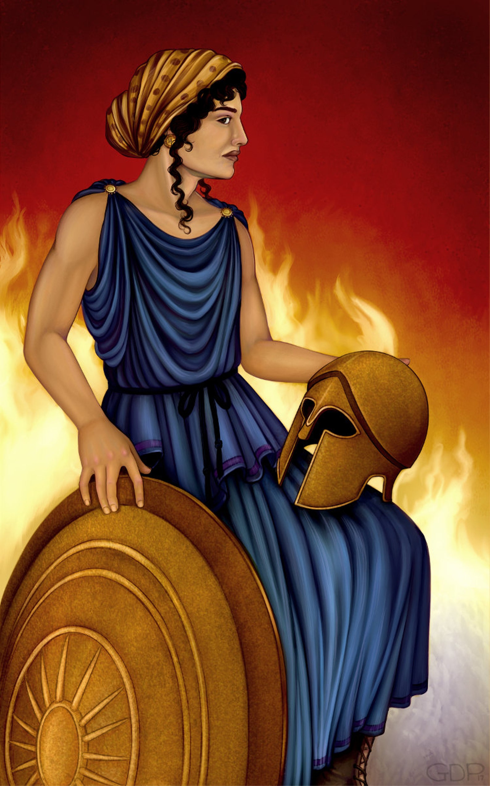 Thetis Prayer Card | Etsy