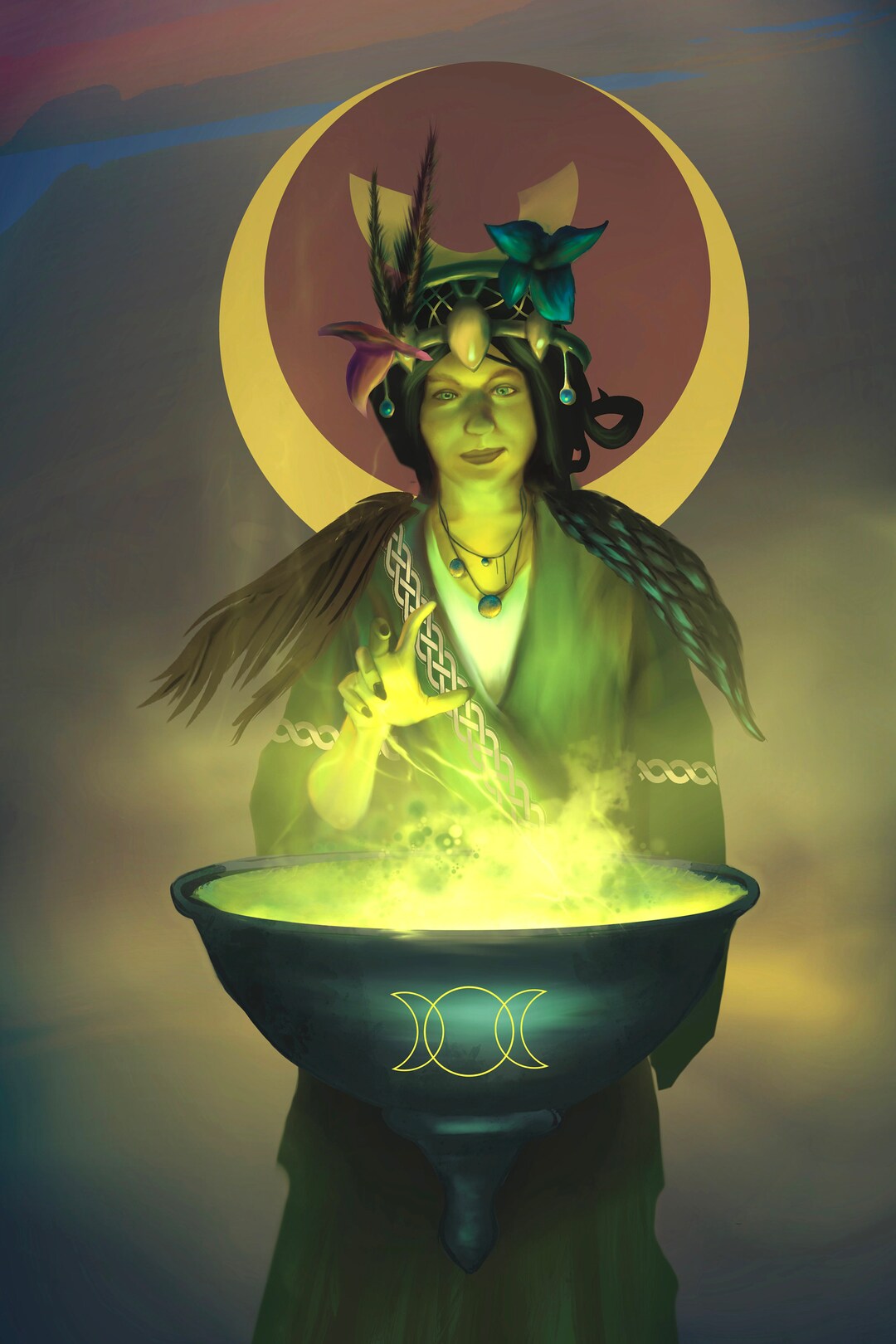 Cerridwen Prayer Card - Etsy