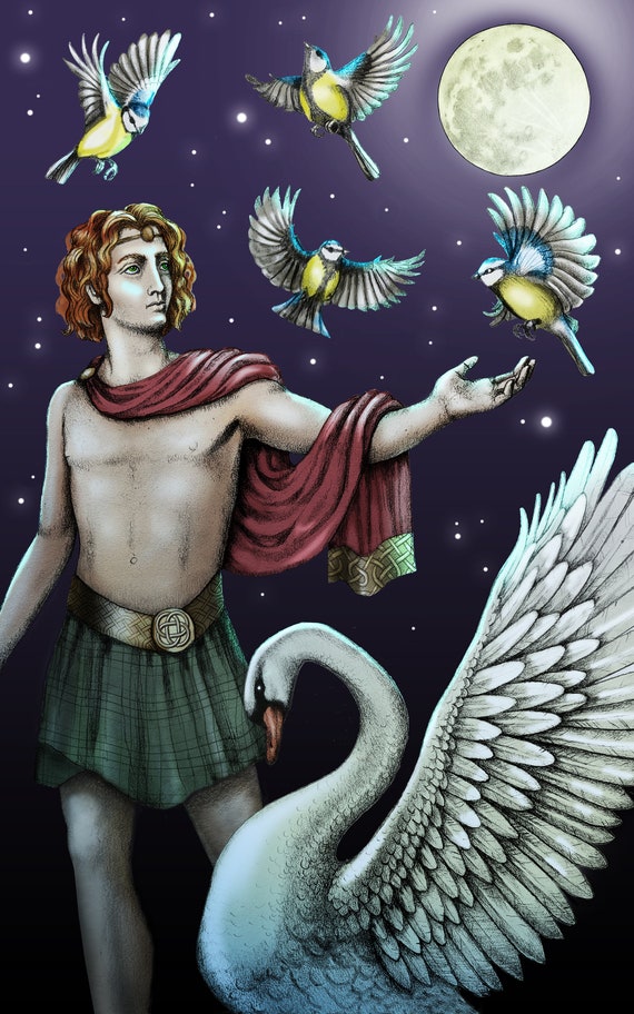 Aengus Og Prayer Card - Etsy