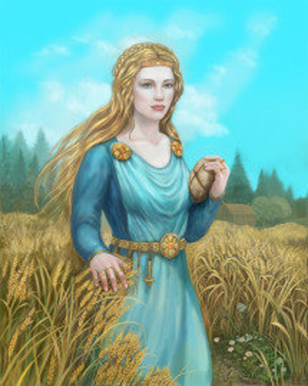 Sif Prayer Card - Etsy