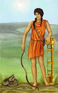 Apollo Prayer Card | Etsy