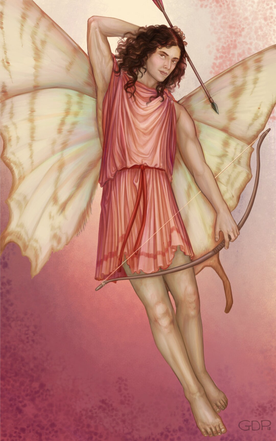 Anteros Prayer Card - Etsy