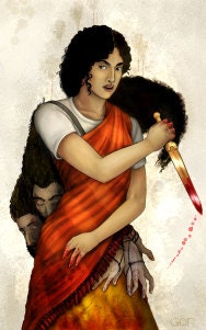 Canaanite Goddess Anat Digital Art Postcard Postcards Stationery etna ...