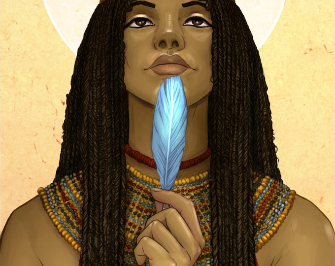 Ma'at Prayer Card - Etsy