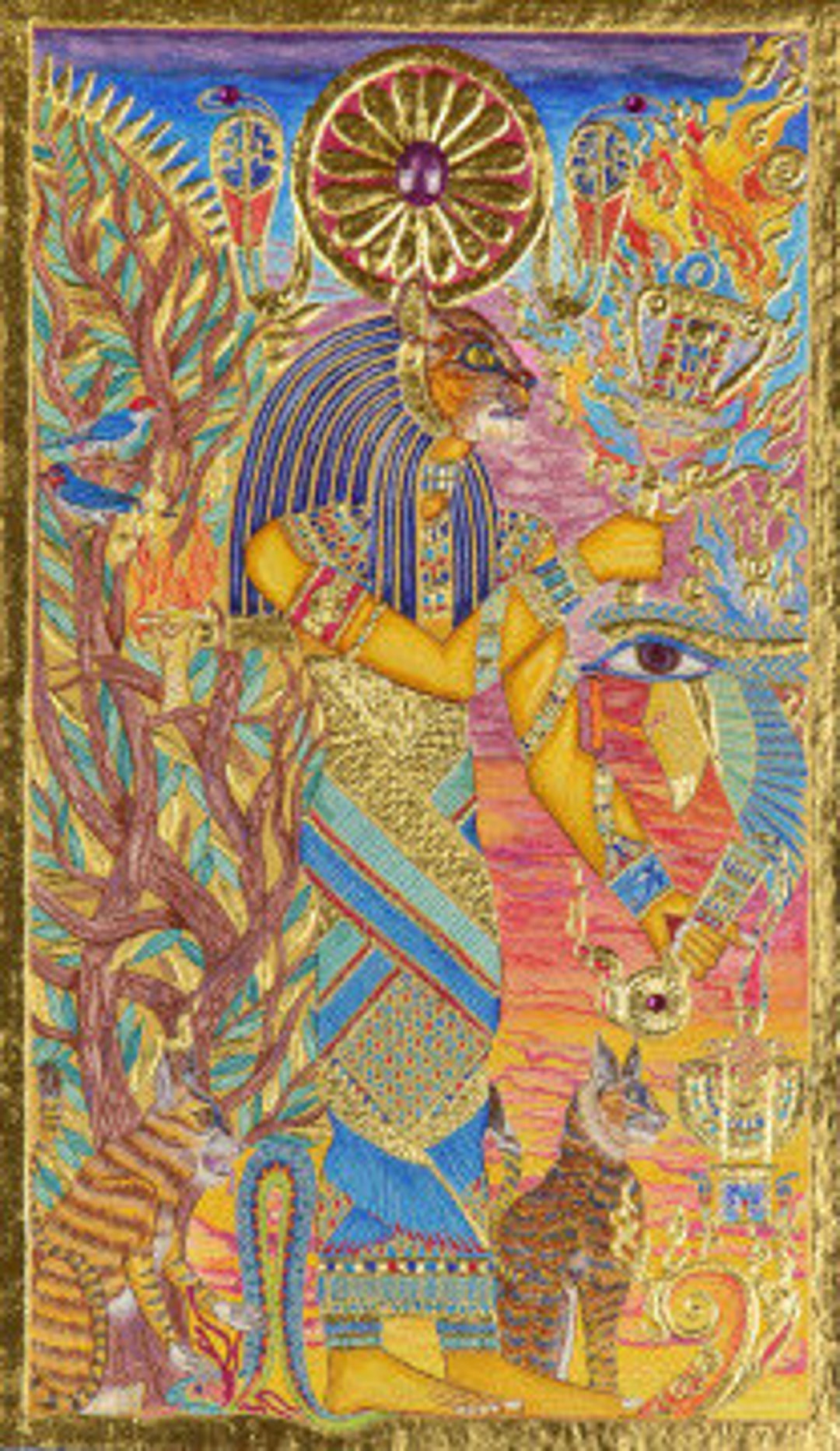 Bast Prayer Card - Etsy