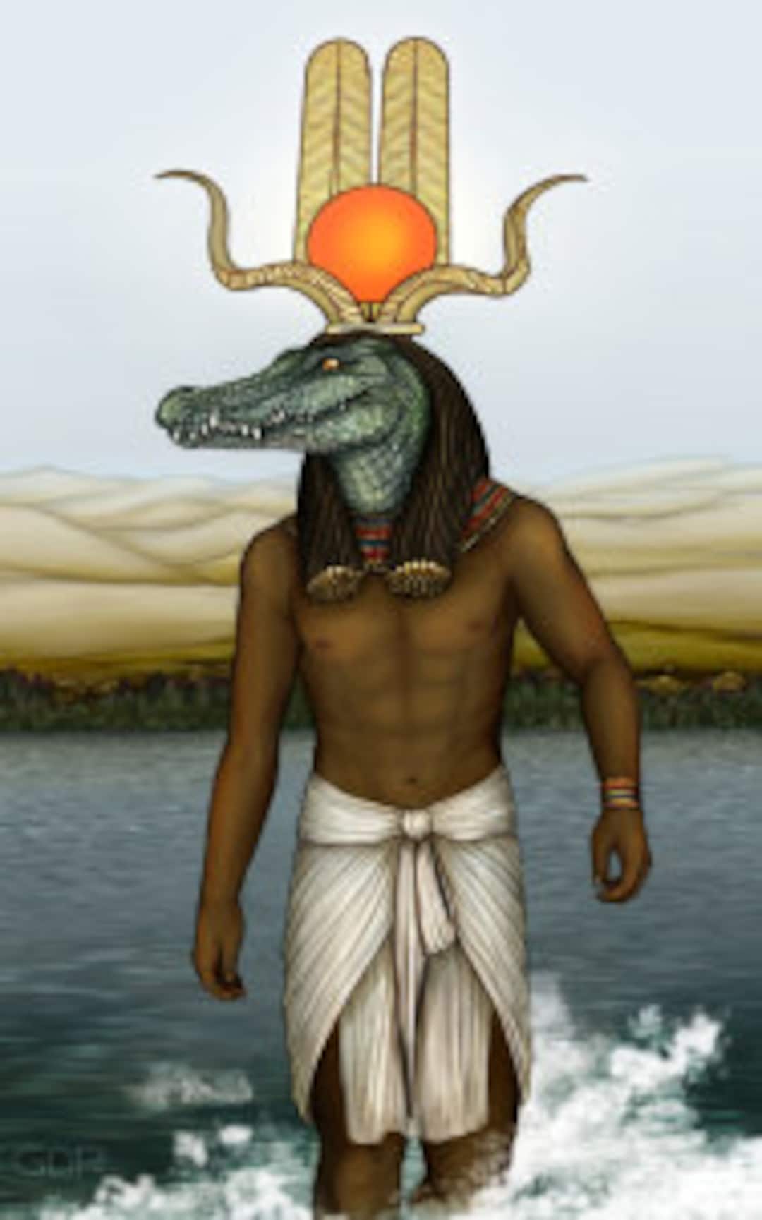 Sobek Prayer Card - Etsy